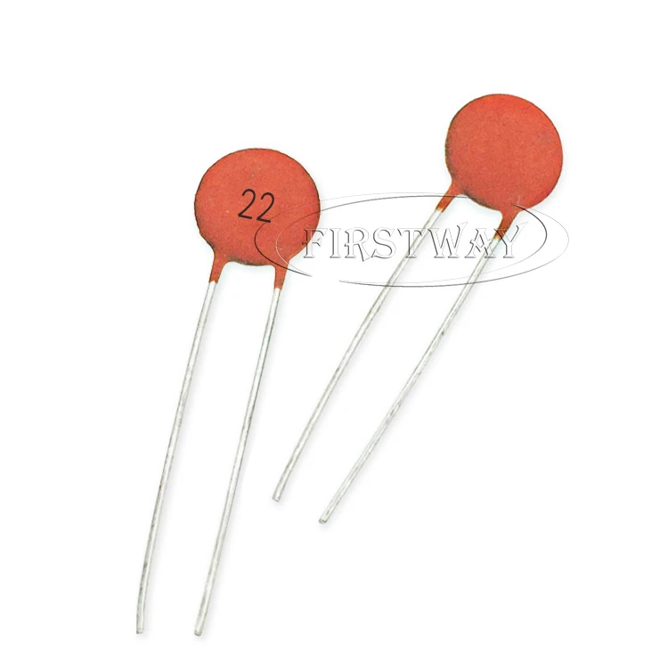 Dip Disc Ceramic Capacitor 22pf 50v Porcelain 22p 10% Npo Magnetic ...