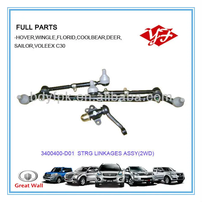 3400400-d01 用于长城鹿转向拉杆 - Buy Steering Tie Rod,Steering Tie Rod For Great Wall,Tie Rod For Great ...