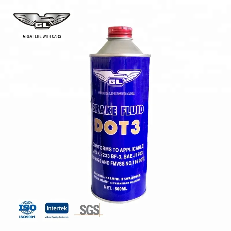 Car Care Lubricants Fully Synthetic Blue Color Liquid Brake Fluid Oil ...