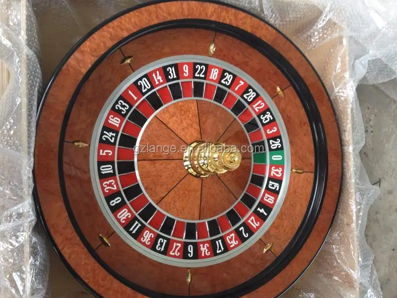 Luxury Casino Gaming - Solid Wood 32'' Roulette Wheel