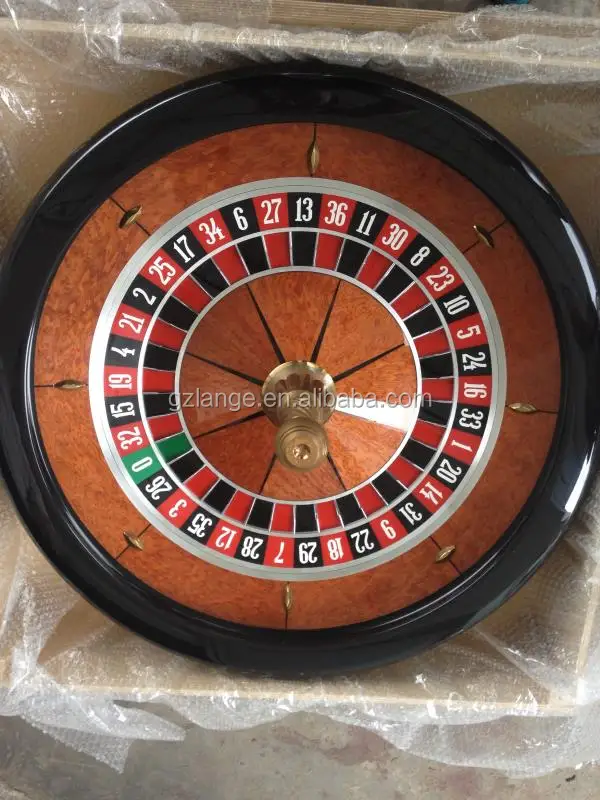 Luxury Casino Gaming - Solid Wood 32'' Roulette Wheel