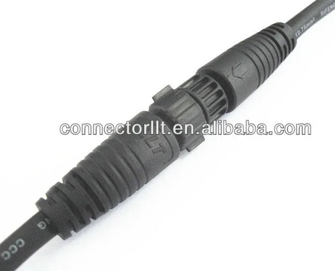 Push And Twist Quick Lock 2 Pin Connector Led Lighting Cables - Buy 2 ...