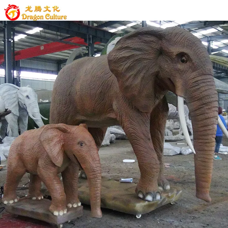 Elefantenskulptur - Realistic Life Size Animatronic Elephant
