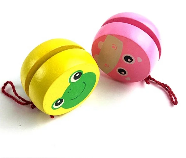 Customize Manufacturers Wooden Toy Cheap Wooden Retractable Yoyo Balls ...