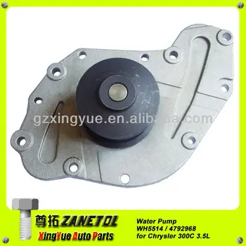 4792968aa 4792968ad Aw6010 Auto Water Pump For Chrysler 300c Pacifica ...