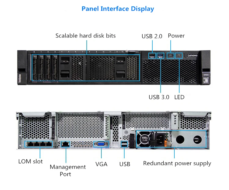 1u Rack-mounted X86 Server D Ell Poweredge R650 8 X 2.5" 1u Rack Server ...