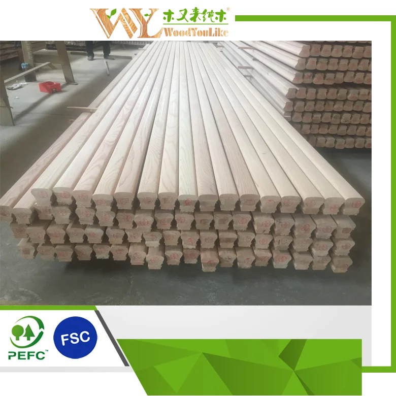 Solid Wood Handrail - Red Oak for Staircases & Decks