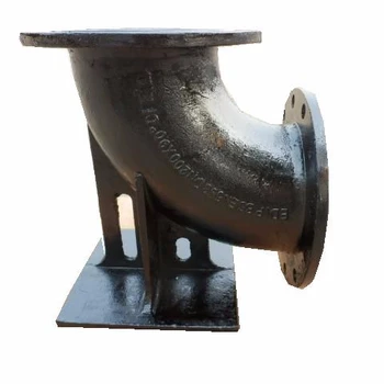 Ductile Iron Pipe Fitting Flange Socket 90 Degree Duckfoot Bend With Good Quality - Buy Flange ...