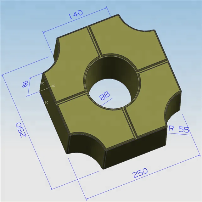 Rubber Plastic Paver Block Mold - Durable Interlocking Concrete Moulds ...