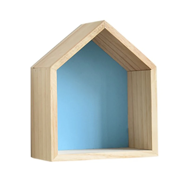 Modern House Shape Wall Decoration Shelf High Quality Free Sample For ...