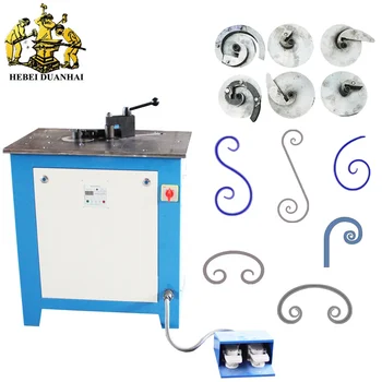 Dh-dw16e Iron Scrolling Bending Machine Manual Scroll Bender Machine ...