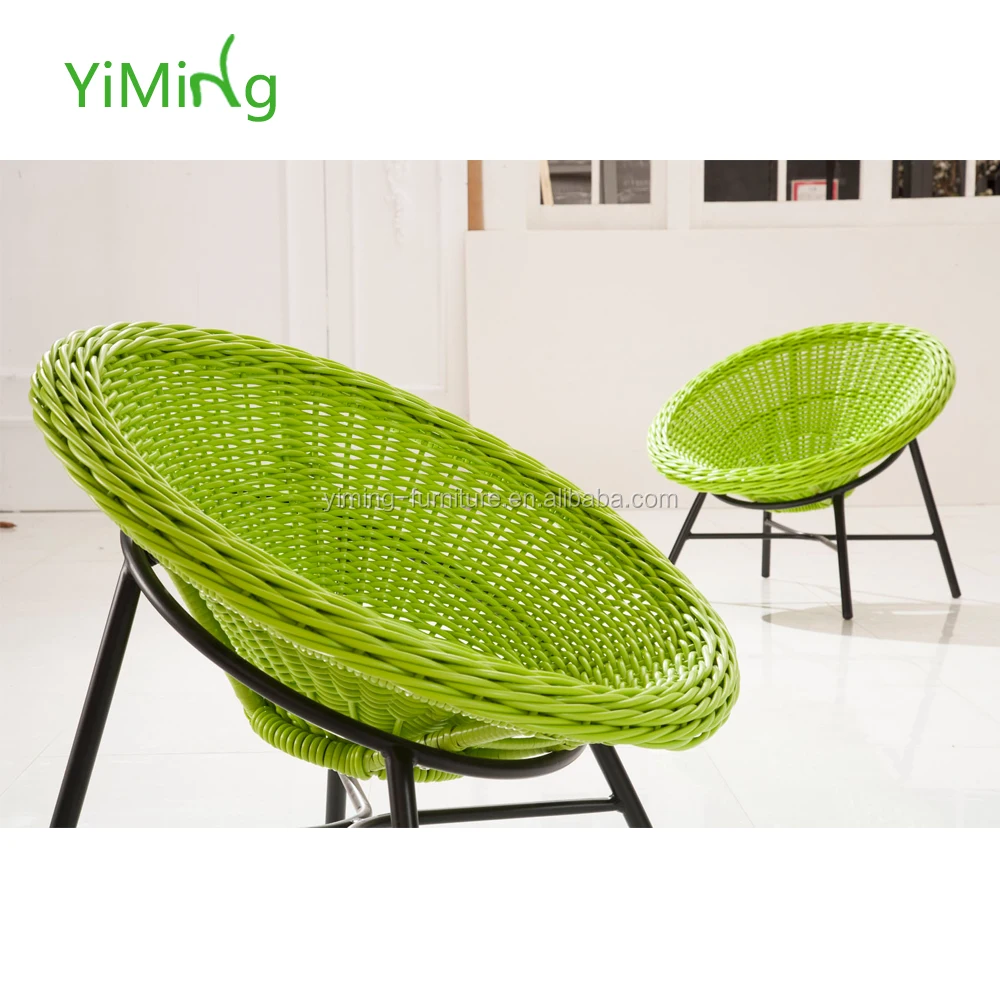 2021 French Leisure Synthetic Wicker Egg Shape Beach Chair Furnitures ...