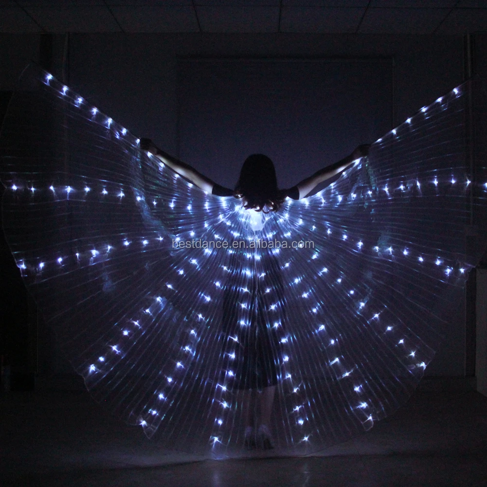 Bestdance Dance New Led Isis Wings Glow Belly Dance Performance Angel ...