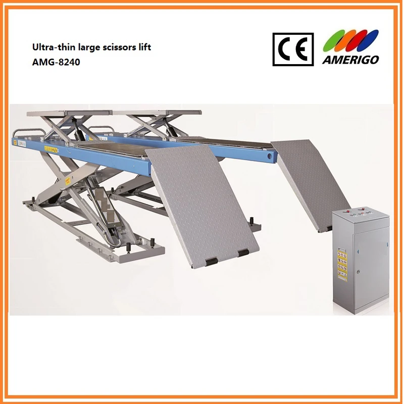 Amerigo 7716lb. Capacity Low Profile Hydraulic Car Scissor Alignment ...