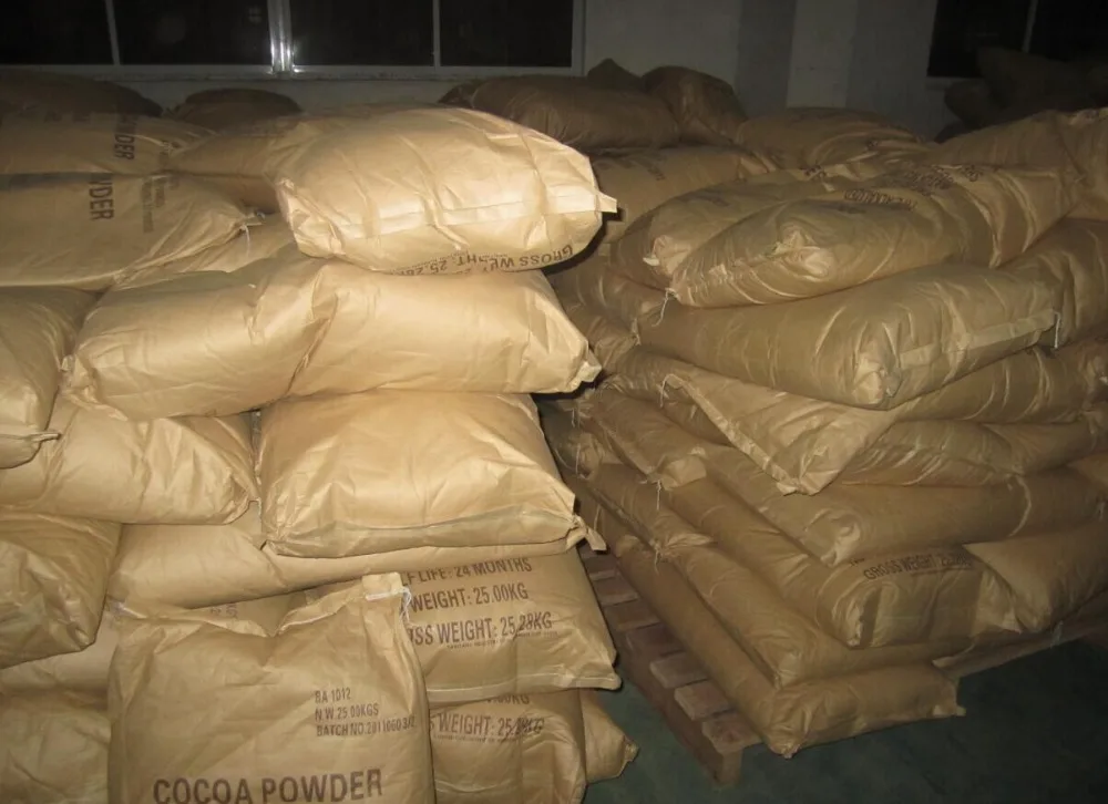 Wholesale High Quality Pure Ghana Dark Brown Alkalized Cocoa Powder Fat ...