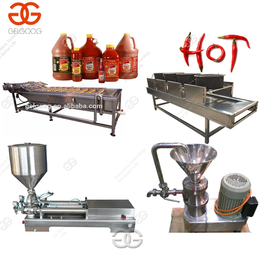 GELGOOG Equipment Chili Sauce Production Line Hot Sauce Making Machine