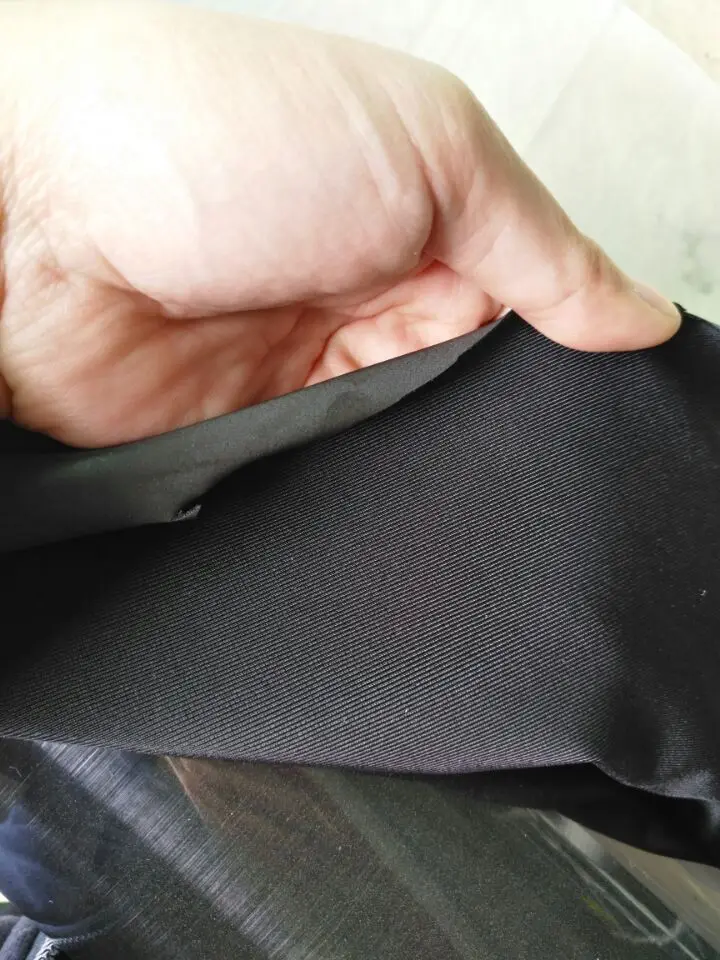 High Light Black Reflective Fabric For Clothing - Buy Reflective Silk ...