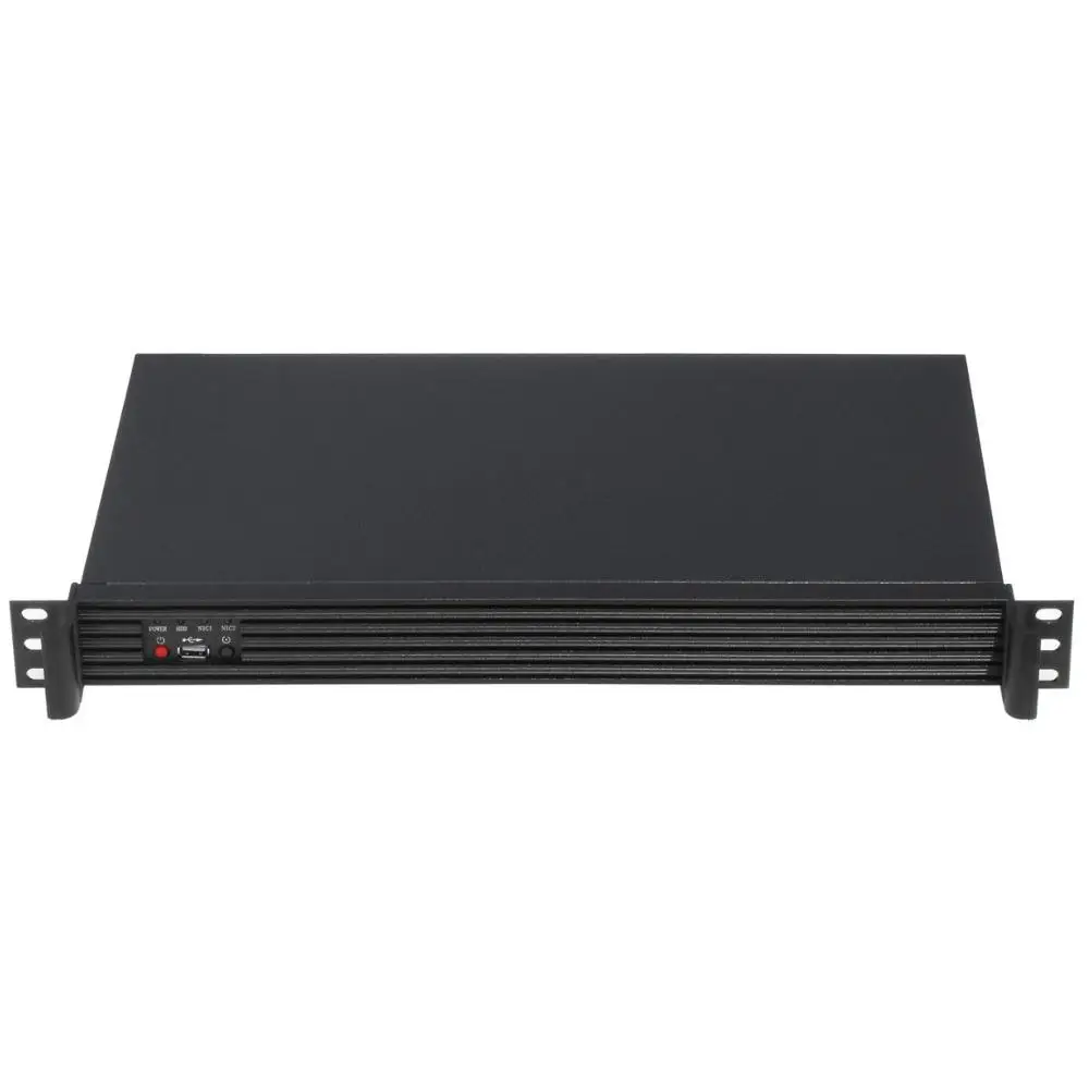 Ultra Short Depth Mini ITX Rack Mount PC Case with HDD Bays & Fans