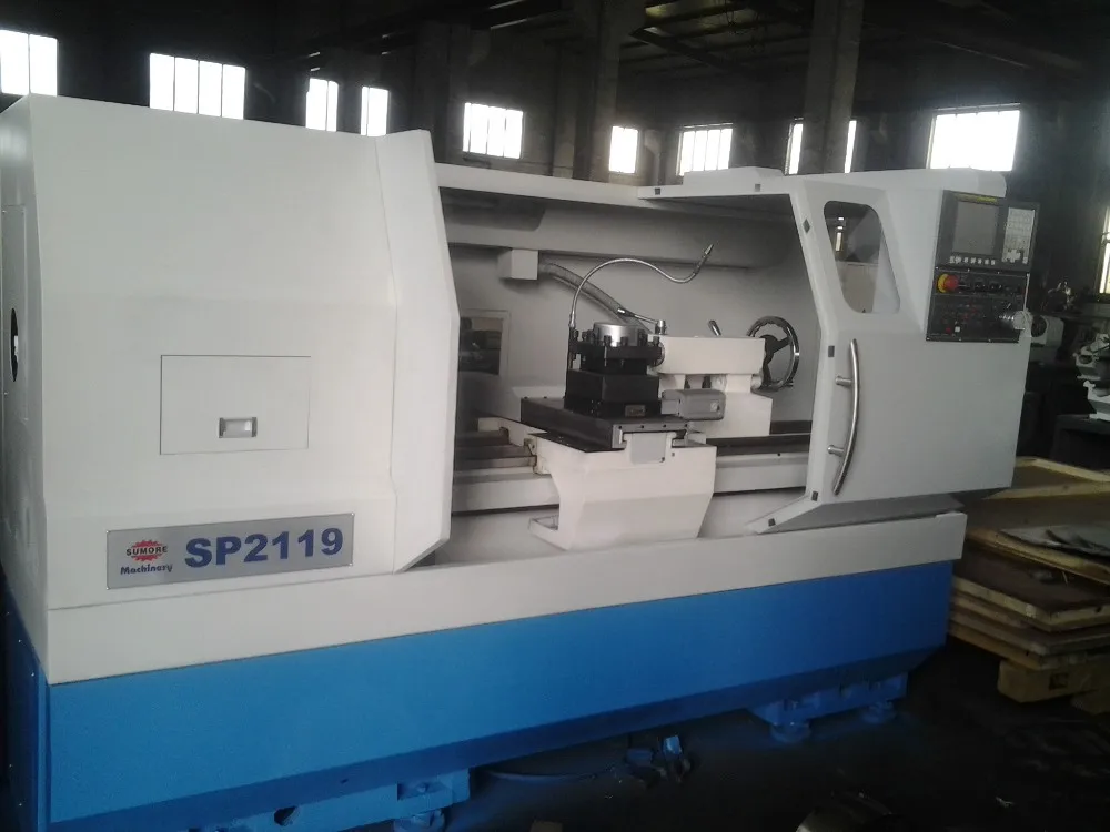 750mm/1000mm/1500mm Heavy Duty Fanuc Cnc Lathe Sp2119 - Buy Cnc Lathe ...