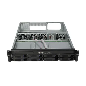 2u Rack Mount Server Chassis Hot Swap 12" X 9.6" Atx Case With 8 Hdd ...
