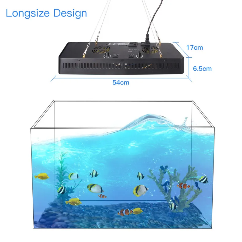 Best Selling Fish Tank Lighting Multi-channels Dimmable Smart Bt Led ...