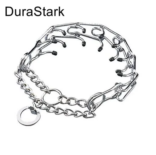 Choke Chain Dog Tie Out Chain / Spike Collar - Durastark