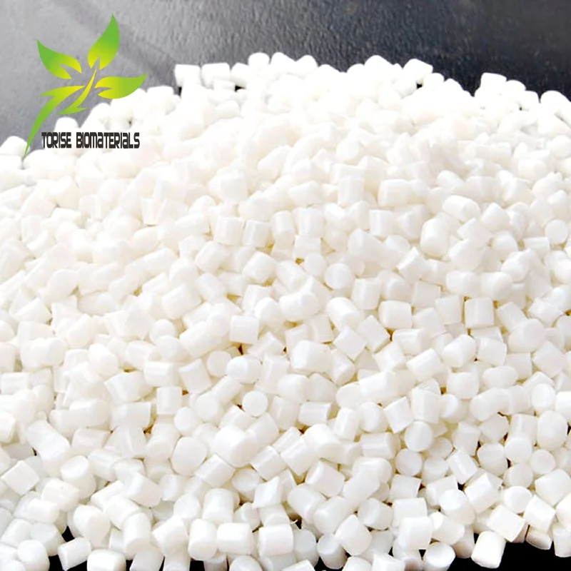 Biodegradable Plastic Pellet Bioplastic Pbat PLA Raw Materials ...