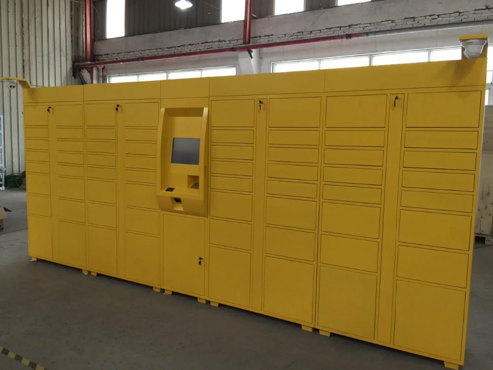 Outdoor Smart Locker Steel Smart Cabinet Anti-rust Self Serve Durable ...