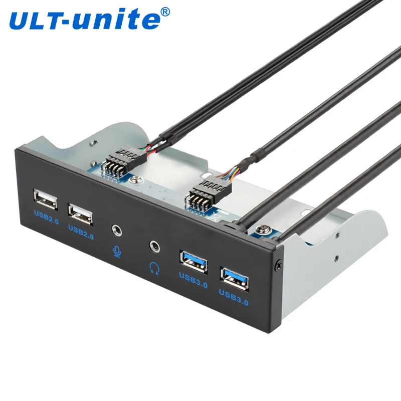 Ult-unite 5.25 Inch Front Panel With 2-port Usb 3.0 Type A 2-port Usb 2 ...
