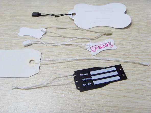 Wholesale Garment Paper hang Tag Loop String Elastic Bungee Cord Loops ...