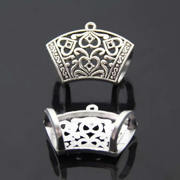 Vintique Antique Silver 30mm Vintage Scarf Slide Bail - Buy Scarf Slide ...