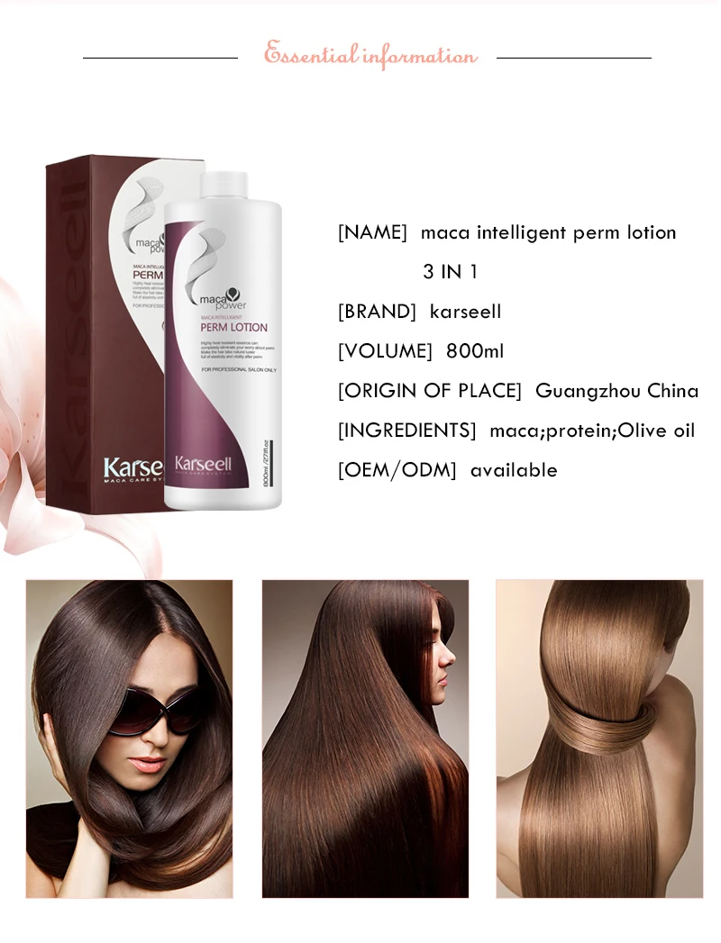 Karseell Hair Perm Lotion 3 in 1 - Natural Straightening