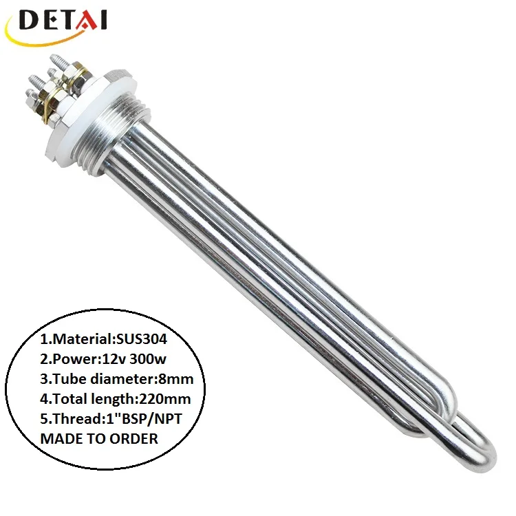 DC 12 Volt Heating Element for Solar Water Heater - DETAI