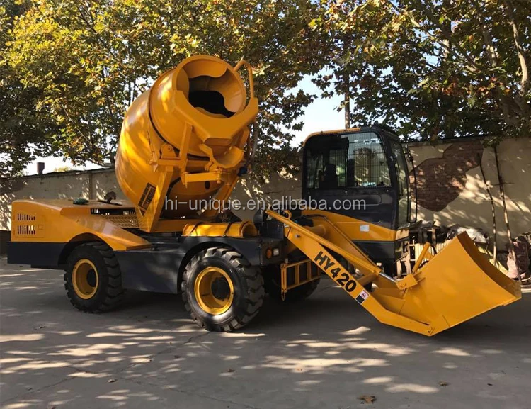 Self Loading Concrete Mixer | Self Loading Mixer Truck Concrete Machine ...