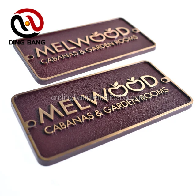 Factory Custom Die Casting Logo Aluminum Nameplate Metal Screen ...