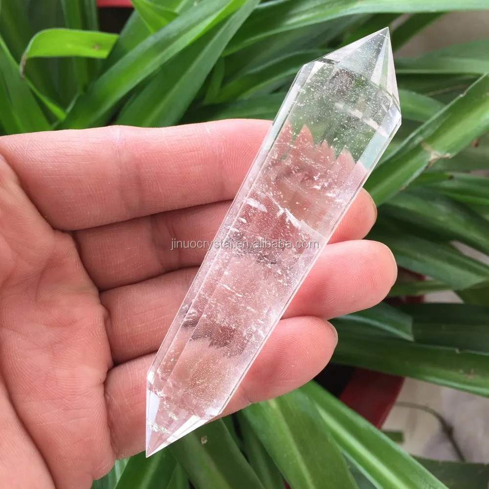Wholesale Natural Vogel Style Clear Quartz Crystal Wand