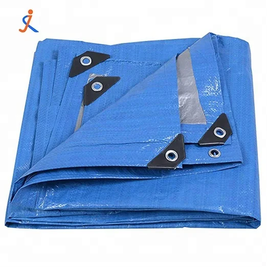 Heavy Duty HDPE Tarpaulin Sheet Tarps 9ft & 12ft Blue Color Waterproof ...