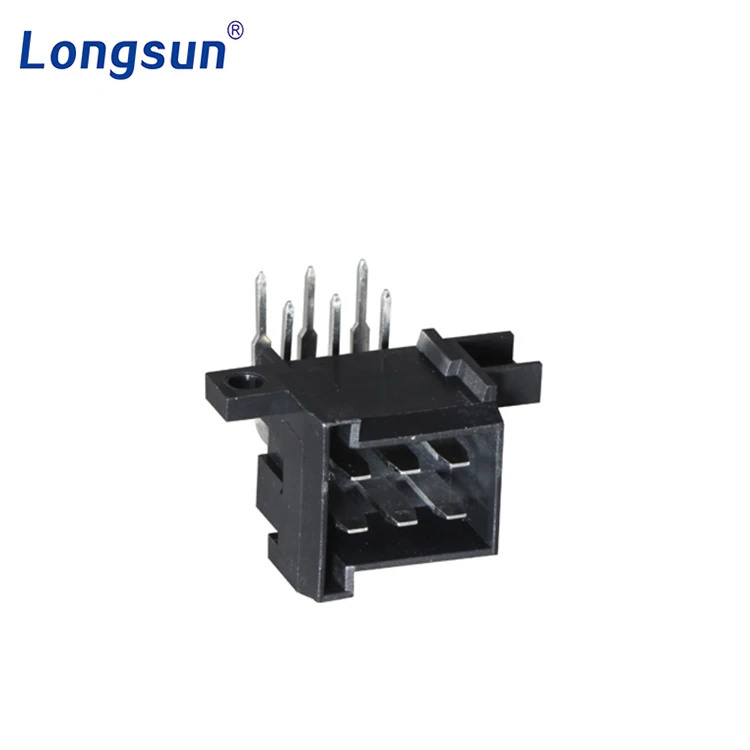 Amp 828801-2 929519-2 Auto Pbt Gf30 Conector Eléctrico 6 Pin Automóvil Pcb Header Para Renault ...