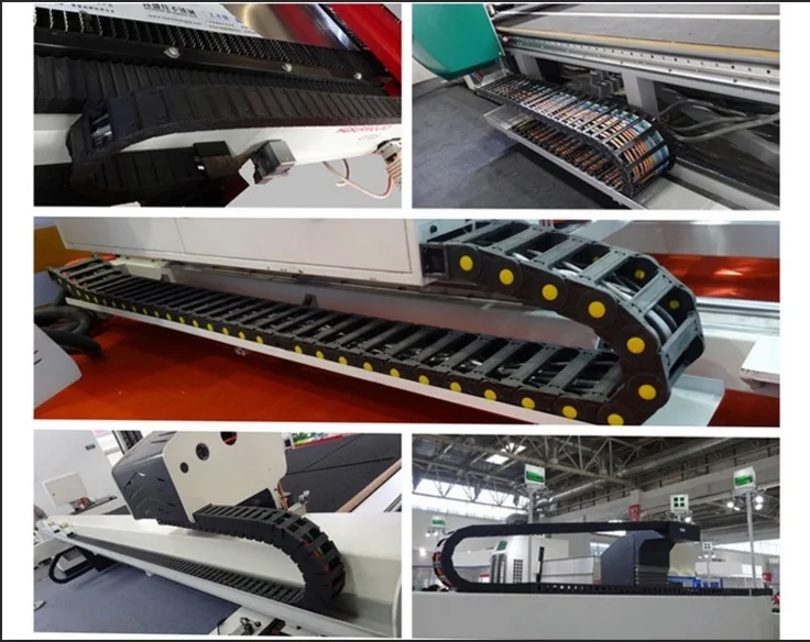 Cnc Machine Cable Tray Flexible Plastic Bridge Nylon Cable Drag Chain ...
