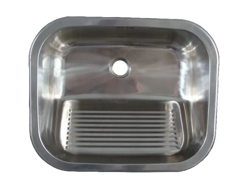 Stainless Steel Single Bowl Laundry Sink Trough Wall Hung Portable Mop ...