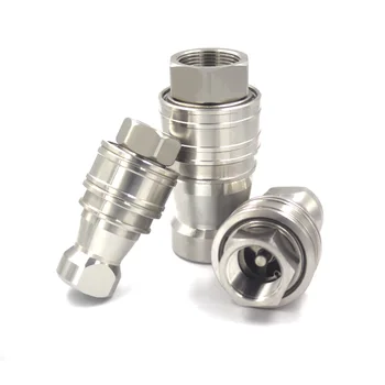 Kzf 1/2 Pouce Bsp/npt Filetage Femelle/mâle 304 À Dégagement Rapide En Acier Inoxydable ...