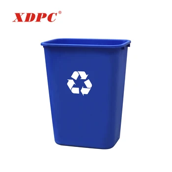 40 Litre Office Use Plastic Dustbin Waste Paper Recycling Bin For Home ...