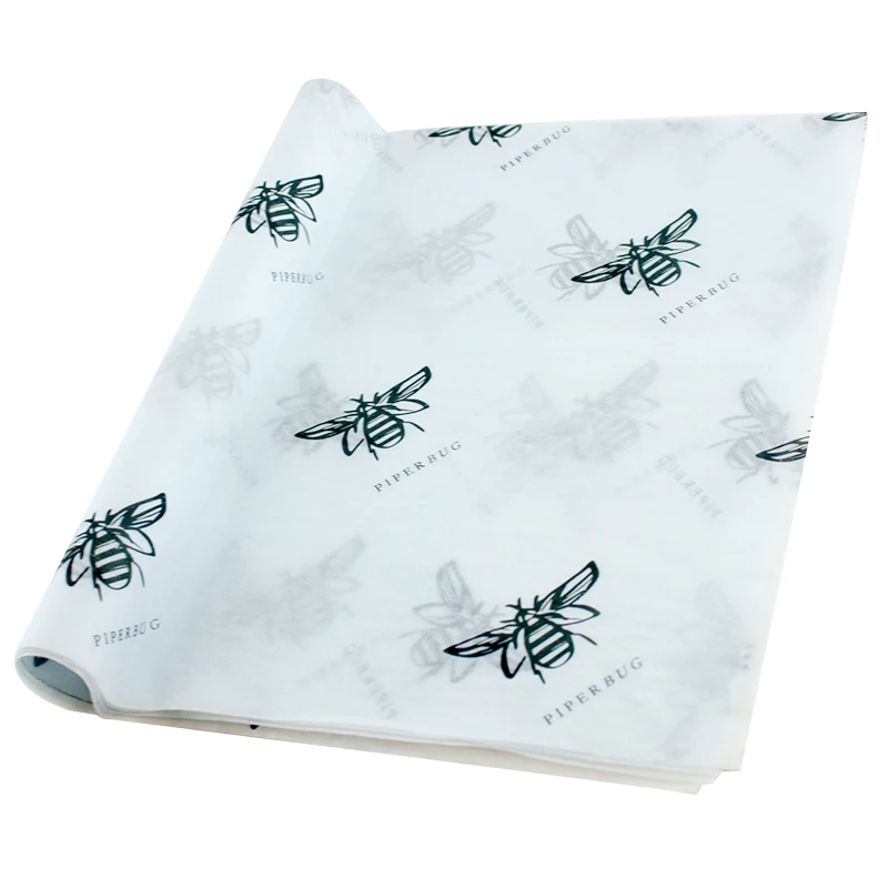 Custom Tissue Paper - Elegant White Background Printing