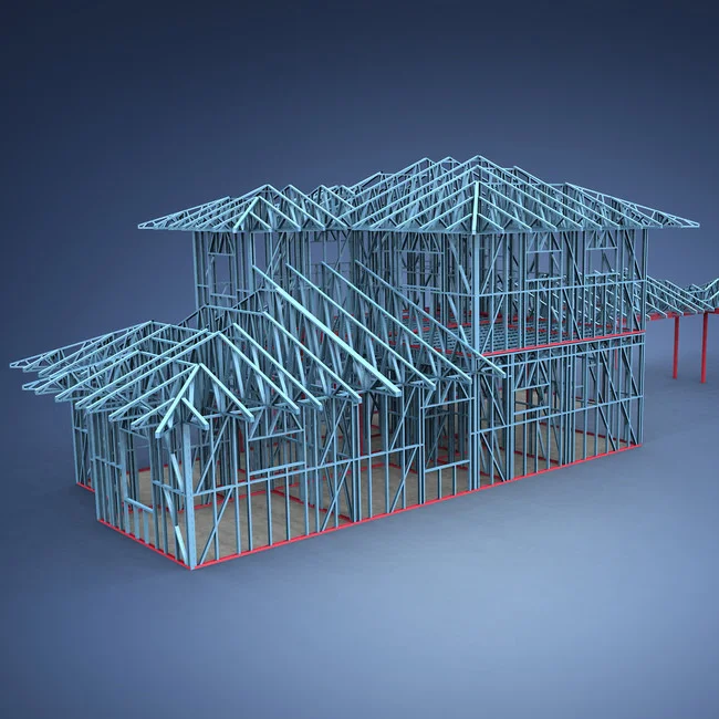 Framecad steel structure prefab villa house| Alibaba.com