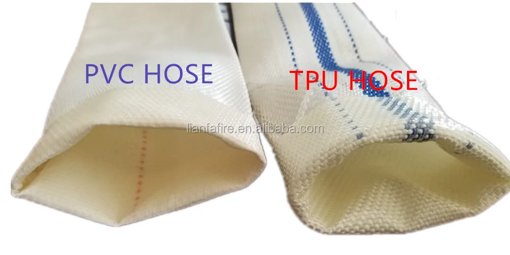 4 Inch Fire Hose Double Jacket PVC Rubber Hose for Agriculture