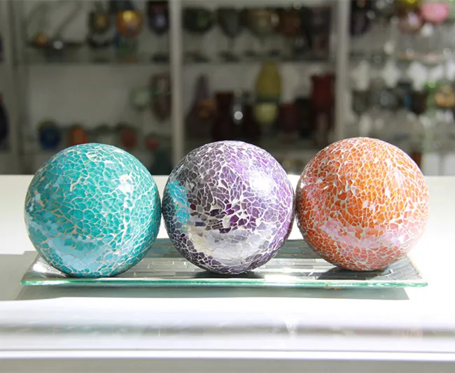 Polyfoam Ball Mosaic Glass Ball Disco Mirror Ball For Decoration - Buy ...