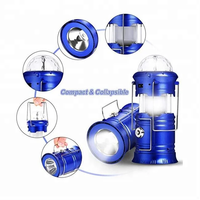 Outdoor Telescopic Collapsible Portable Multi Functional Rechargeable ...