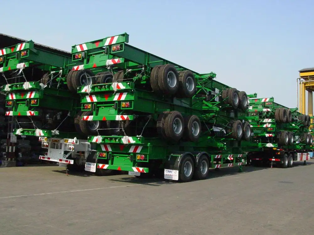 40ft / 100t Adr Port Terminal Roro Vessel Mafi Semi Trailer - Buy 40ft ...