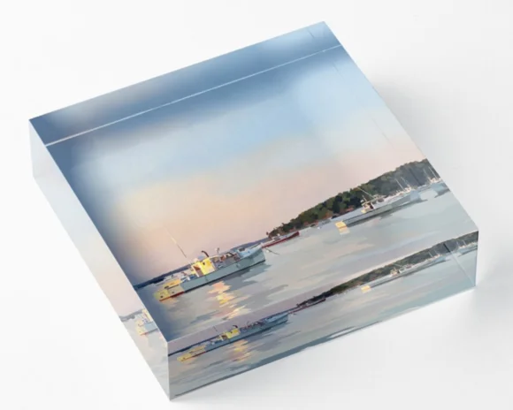 4x6 Inches Clear Acrylic Magnet Photo Frame Photo Block With Magnets ...