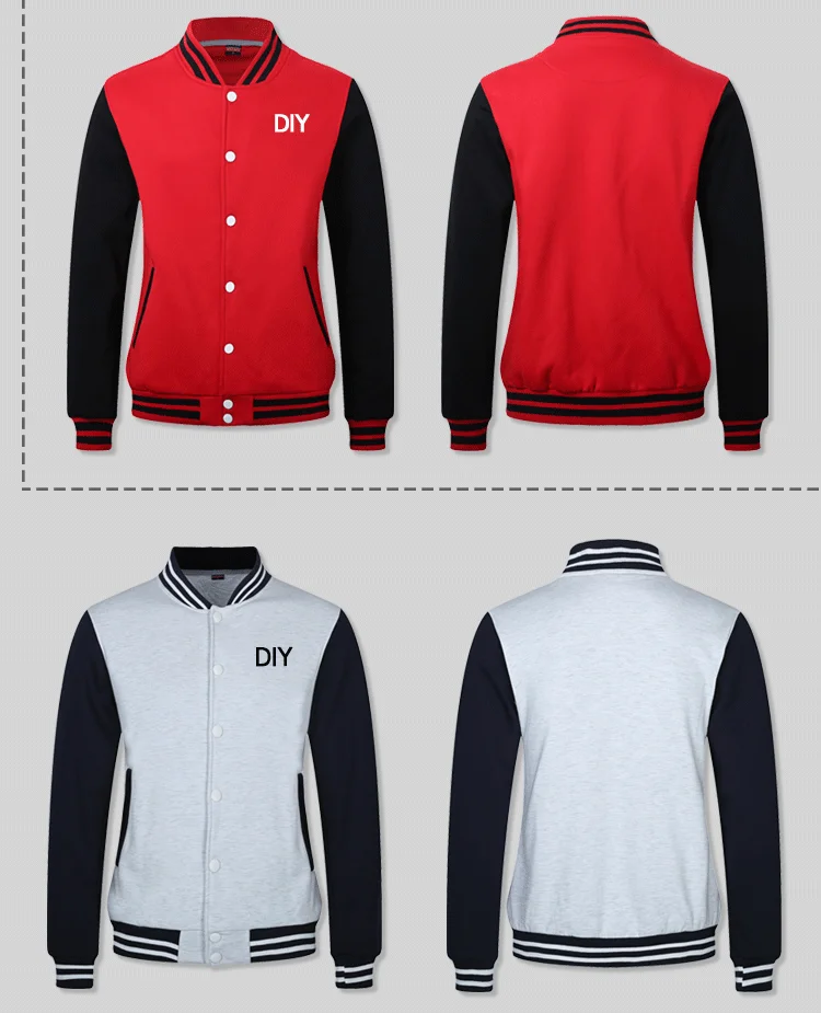 Wholesale Blank Jackets for Printing - Customizable Varsity